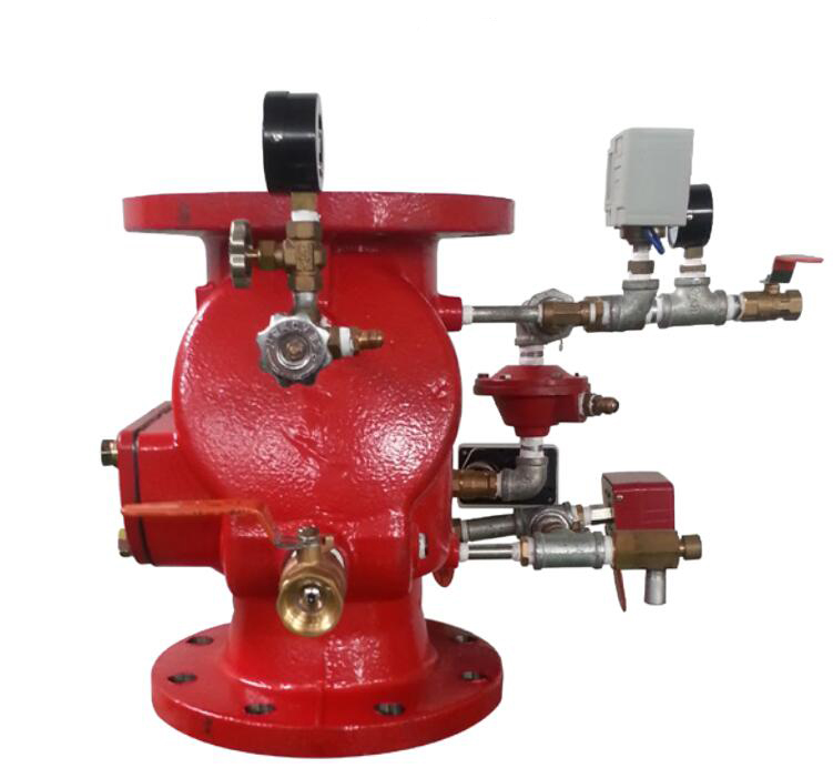 DC 24V Flow Sensor Water Flow Pressure Switch For Firefight Alarm ...